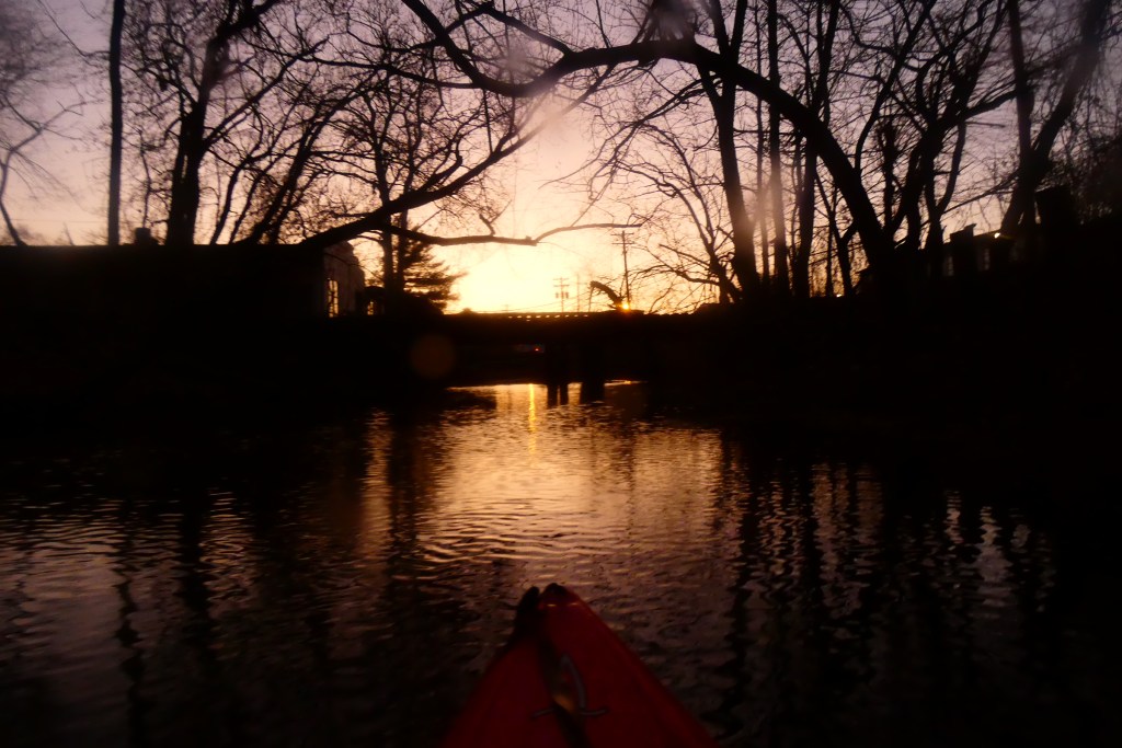 Sunset Paddle. Melpine Landing Way-Point. State of NJ State Natural ...